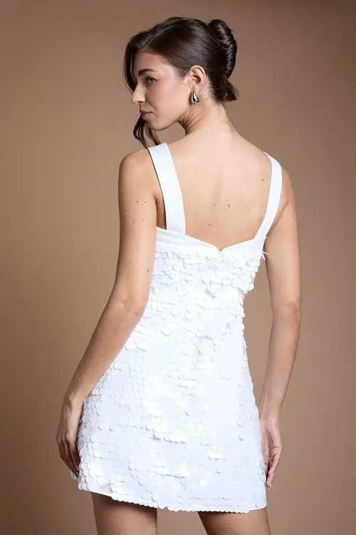 Coast Sequin Bridal Mini Dress