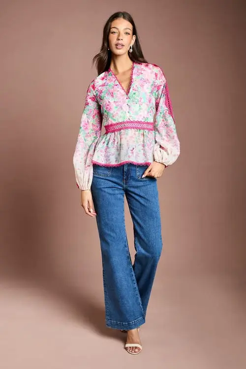 Coast Organza V-neck Blouse