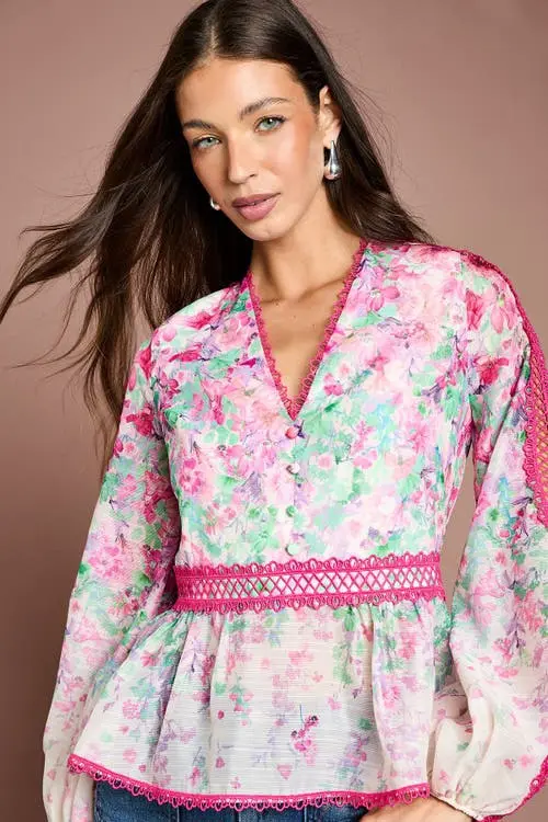 Coast Organza V-neck Blouse