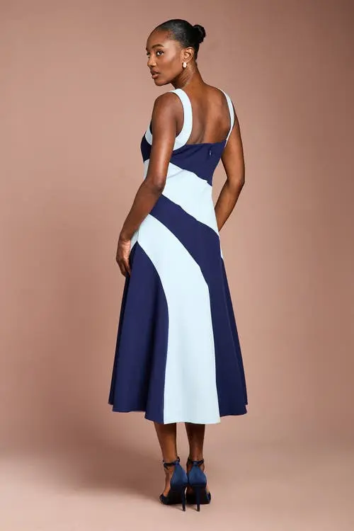 Coast Color Block Midi Dress