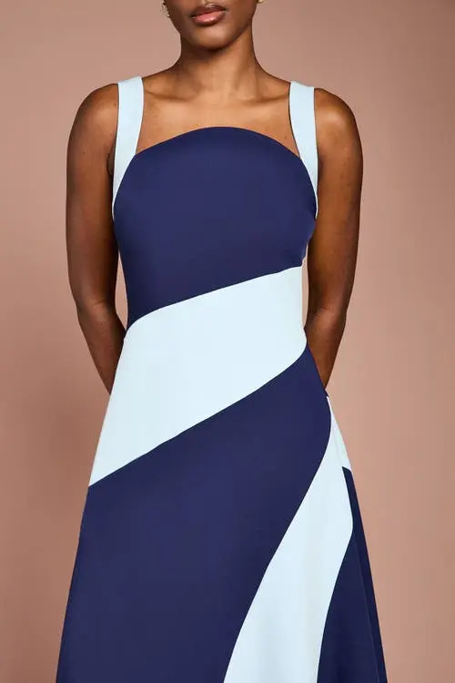 Coast Color Block Midi Dress