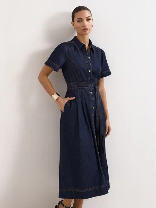 PHASE EIGHT Aven Denim Dress