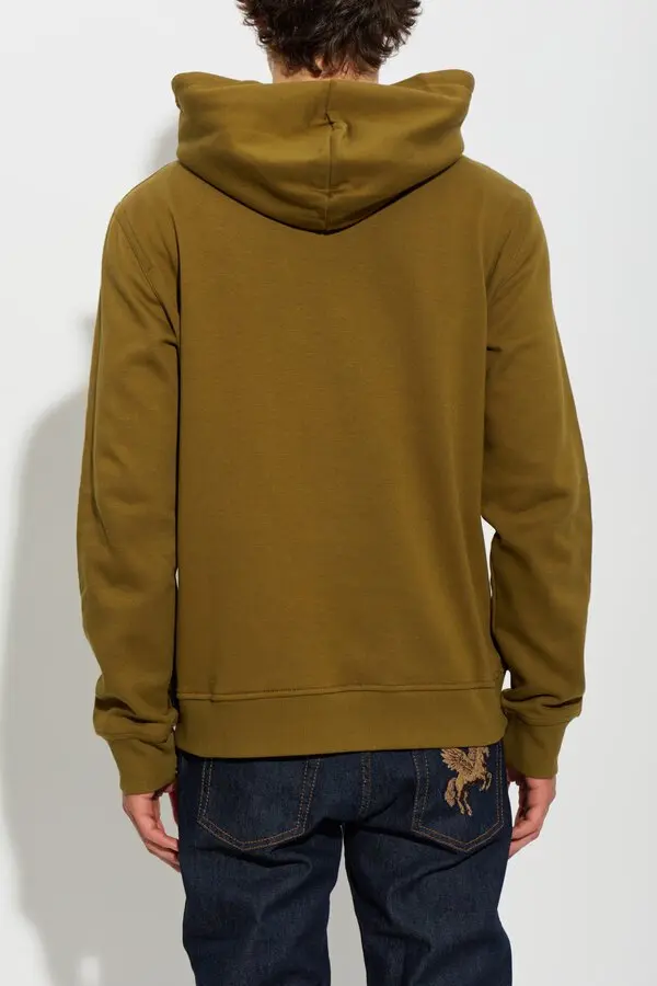 Etro Cotton Hoodie With Pegasus Motif