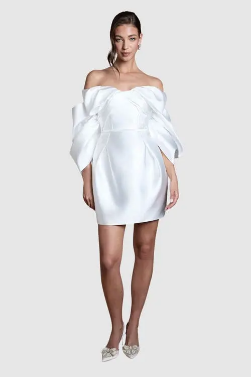 Coast Corset Off-shoulder Bridal Dress - Ivory