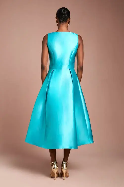 Coast Bow Embellished Midi Dress