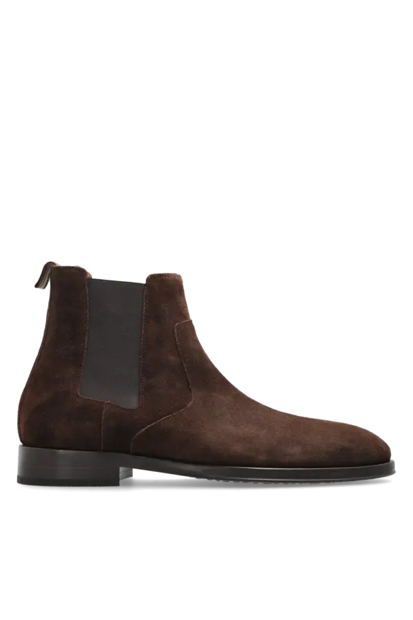 Paul Smith Lawson Suede Leather Chelsea Boots - Brown