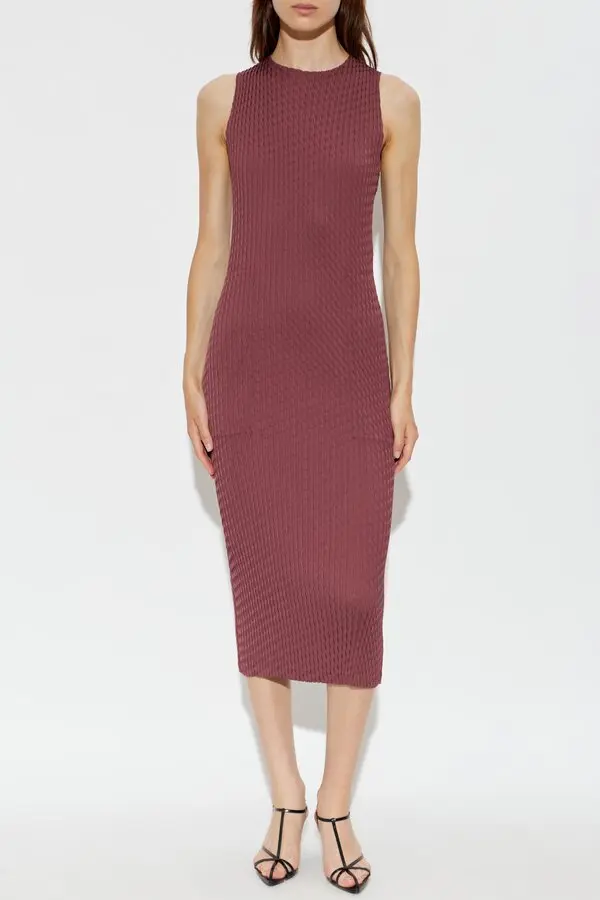 Issey Miyake Sleeveless Pleated Dress