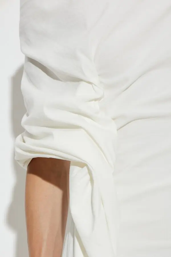 Issey Miyake Asymmetrical Dress With Draping