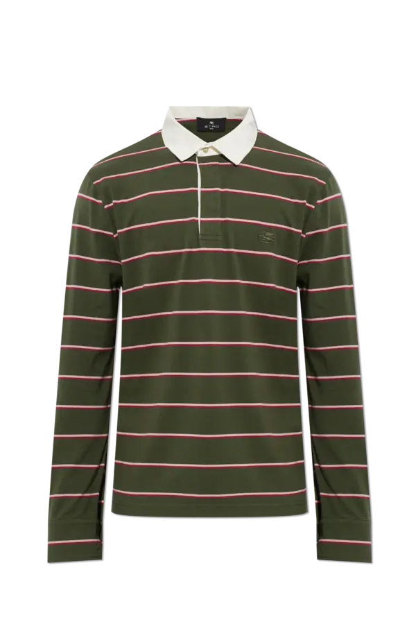 Etro Long Sleeve Polo