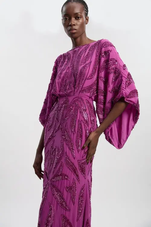 Karen Millen Embellished Maxi Dress