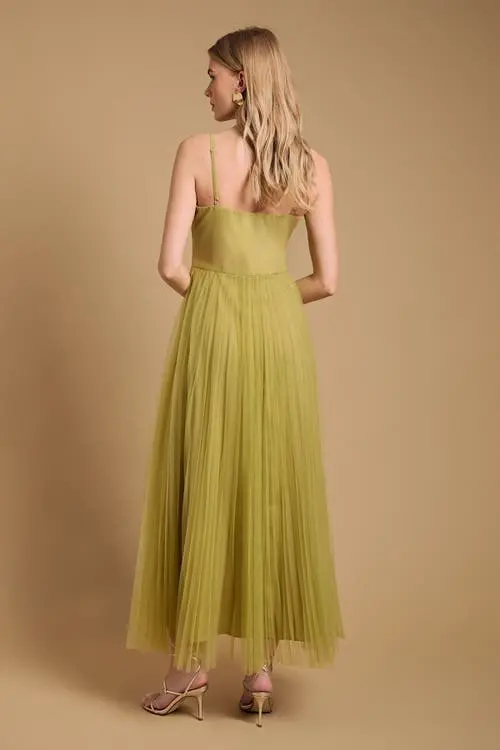 OASIS Corset Detail Maxi Dress
