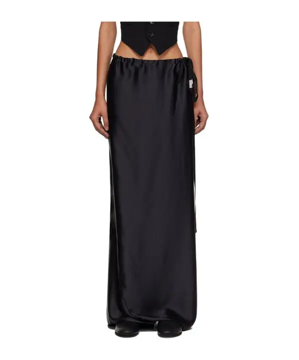 ANN DEMEULEMEESTER Bias Cut Maxi Skirt