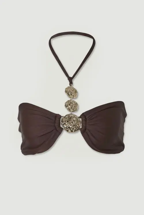 Karen Millen Halterneck Bikini Top