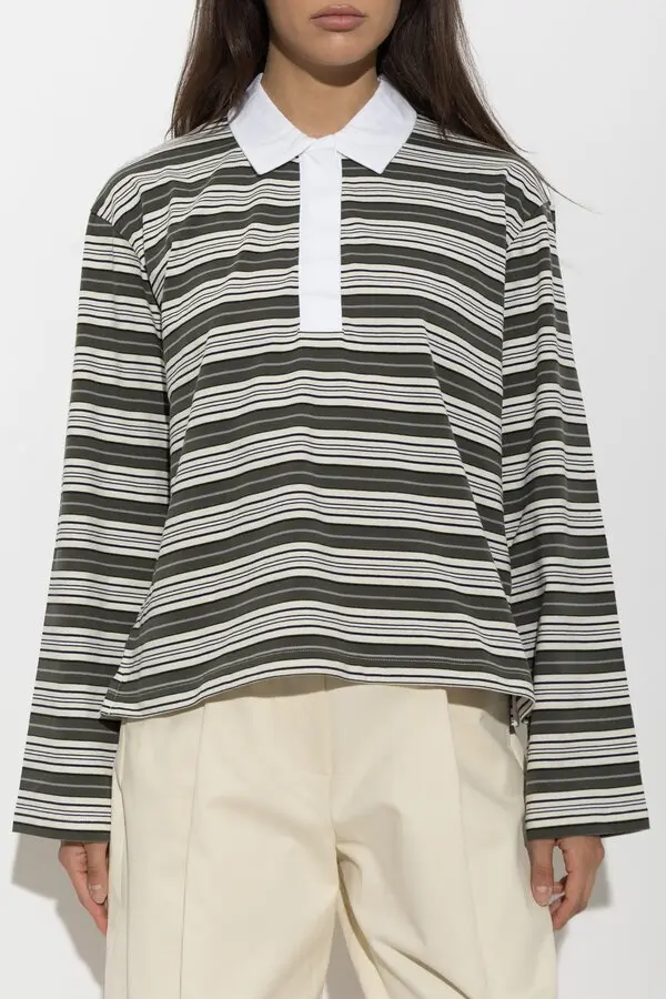Rag & Bone Long Sleeve Polo - Green