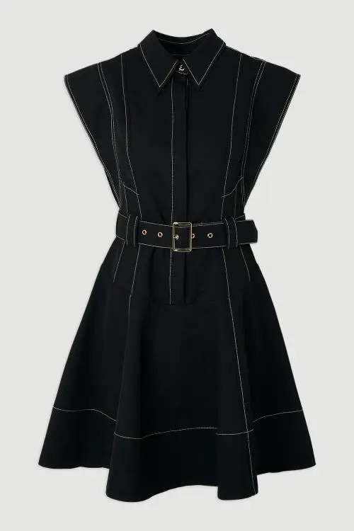 Karen Millen High Neck Mini Dress