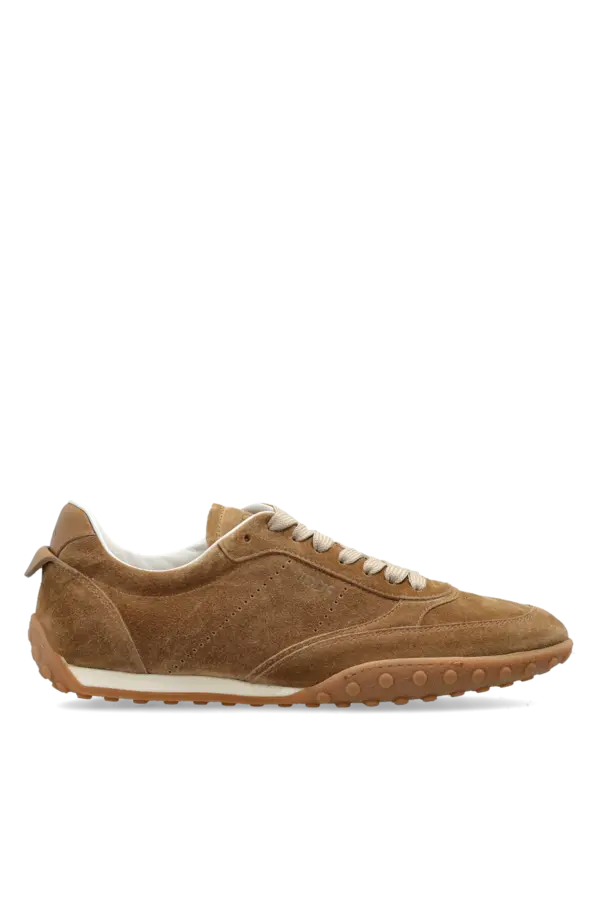 TOD’S Suede Low Top Lace-up Sneakers