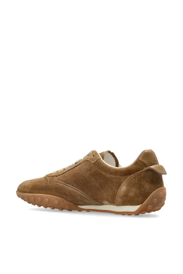TOD’S Suede Low Top Lace-up Sneakers