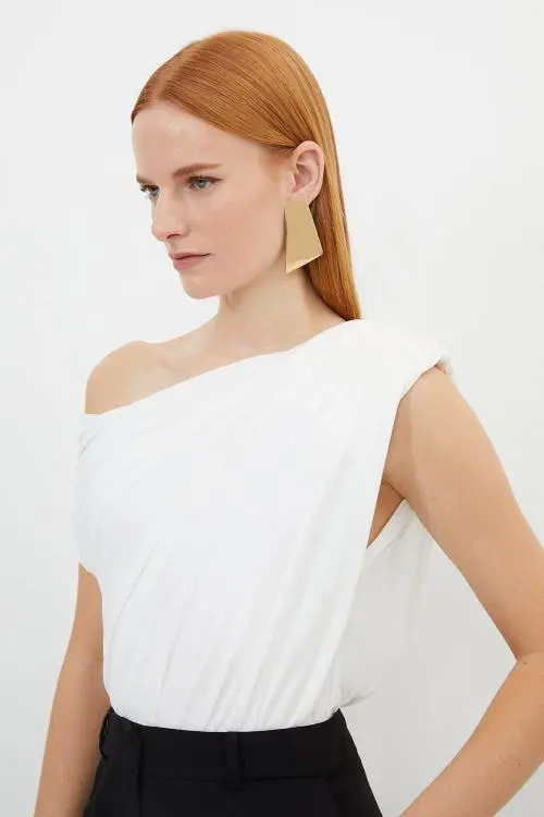 Karen Millen Asymmetric Bodysuit