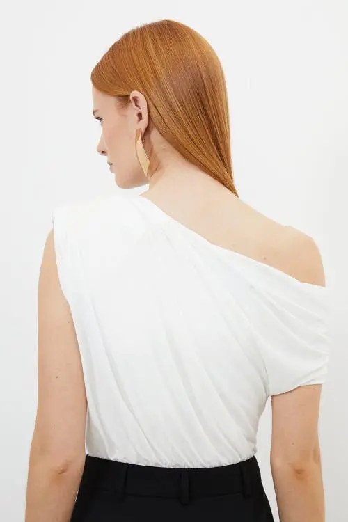 Karen Millen Asymmetric Bodysuit