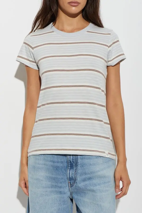 Rag & Bone Striped Pattern T-shirt