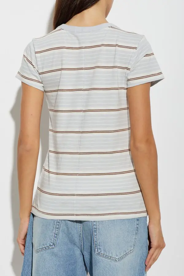 Rag & Bone Striped Pattern T-shirt