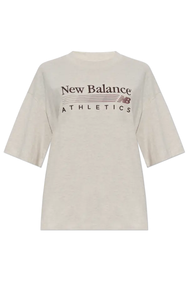 NEW BALANCE T-shirt With 'wt6297mk' Logo