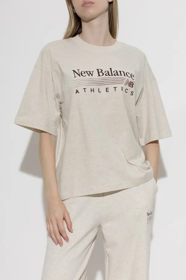 NEW BALANCE T-shirt With 'wt6297mk' Logo