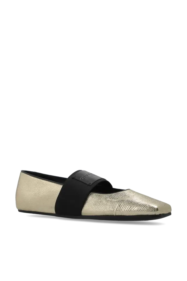 Givenchy Sliced’ Leather Ballet Flats