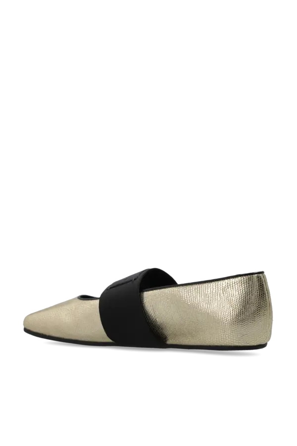 Givenchy Sliced’ Leather Ballet Flats