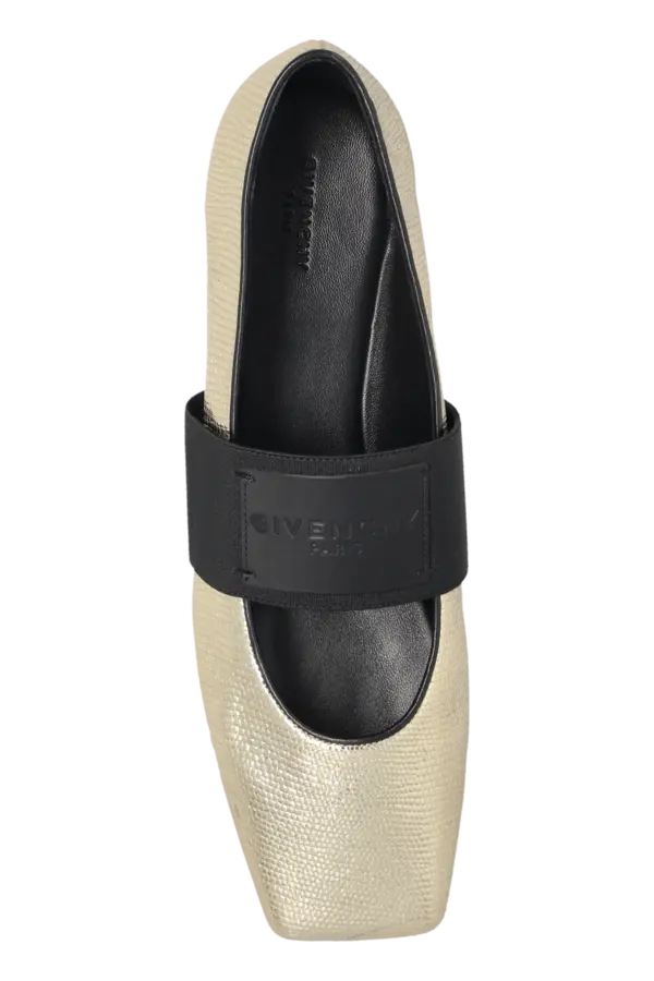 Givenchy Sliced’ Leather Ballet Flats