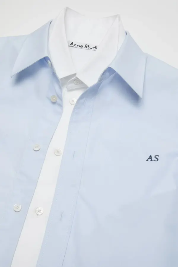 Acne Studios Layered Poplin Button-up Shirt
