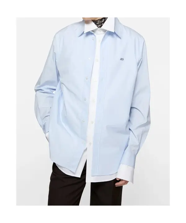 Acne Studios Layered Poplin Button-up Shirt