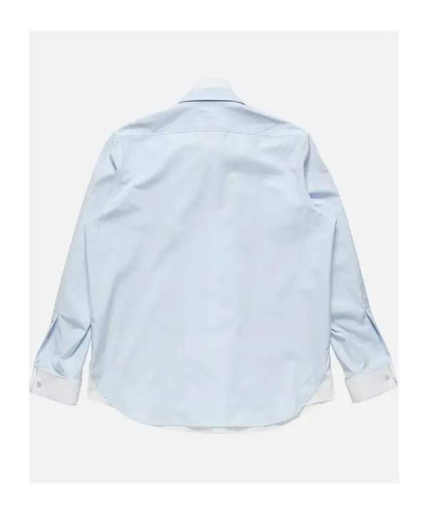 Acne Studios Layered-effect Logo-embroidered Shirt