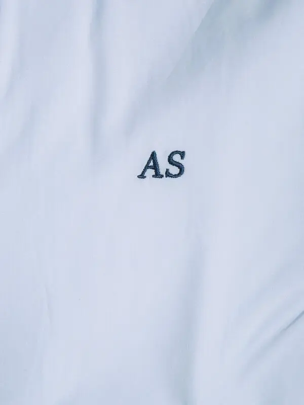 Acne Studios Layered-effect Logo-embroidered Shirt