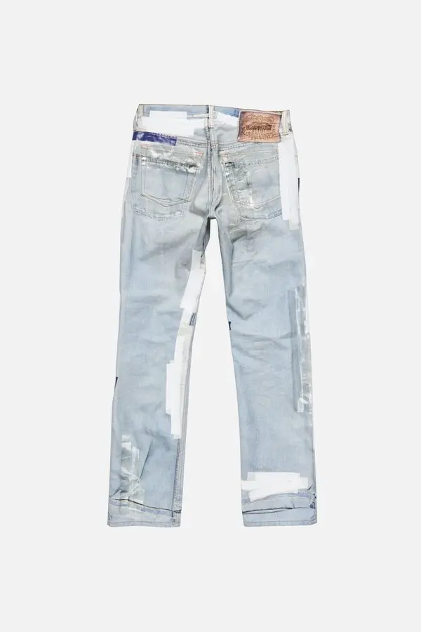 Acne Studios 1996m Trompe-l'œil Tape Jeans