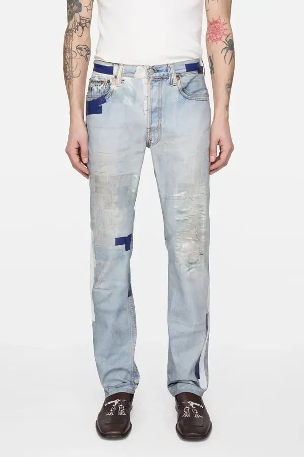 Acne Studios 1996m Trompe-l'œil Tape Jeans