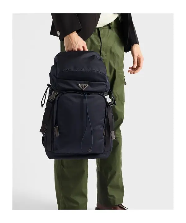 Prada Re-nylon And Leather Backpack