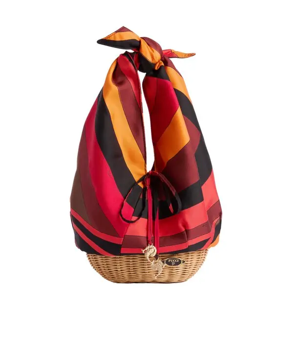 Emilio Pucci Scarf-knot Tote Bag - Red