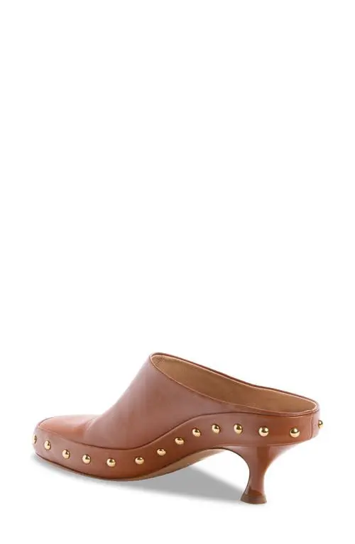 Chloé Junie Studded Kitten Heel Mule Pump