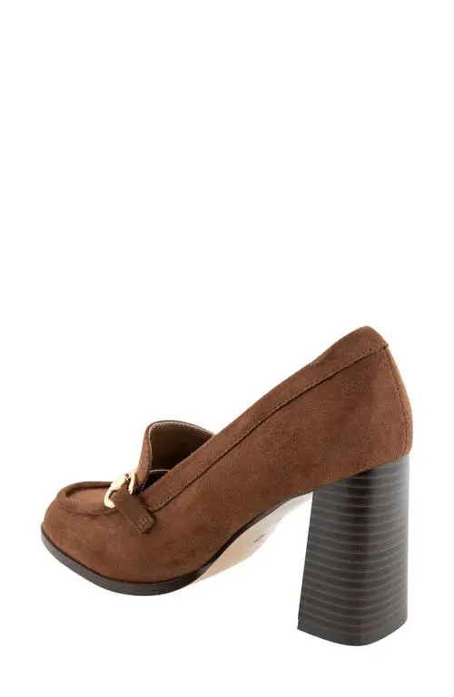 Bcbgmaxazria Yixy Loafer Block Heel Pumps With Bit Hardware