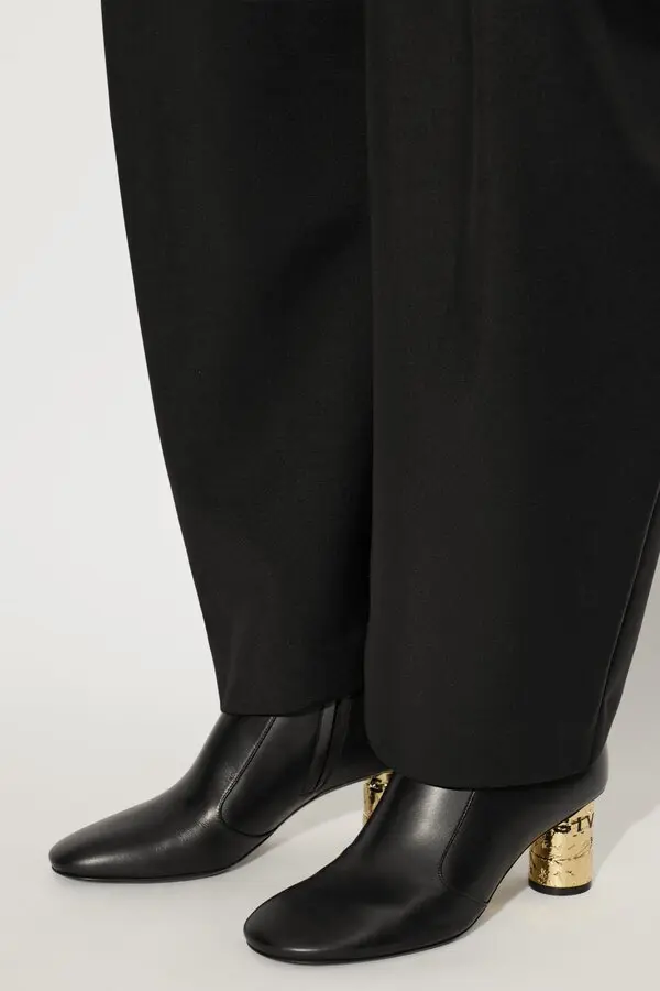 Givenchy Tape" Heeled Ankle Boots