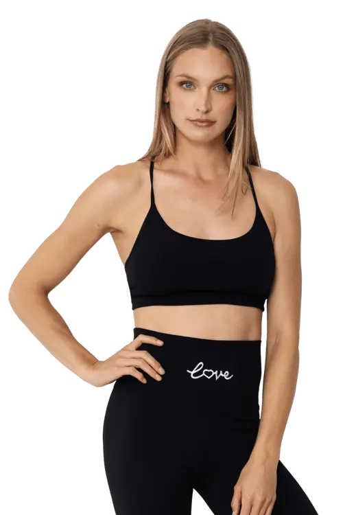 SELF-ADORE Adore Yourself Premium Sports Bra Top