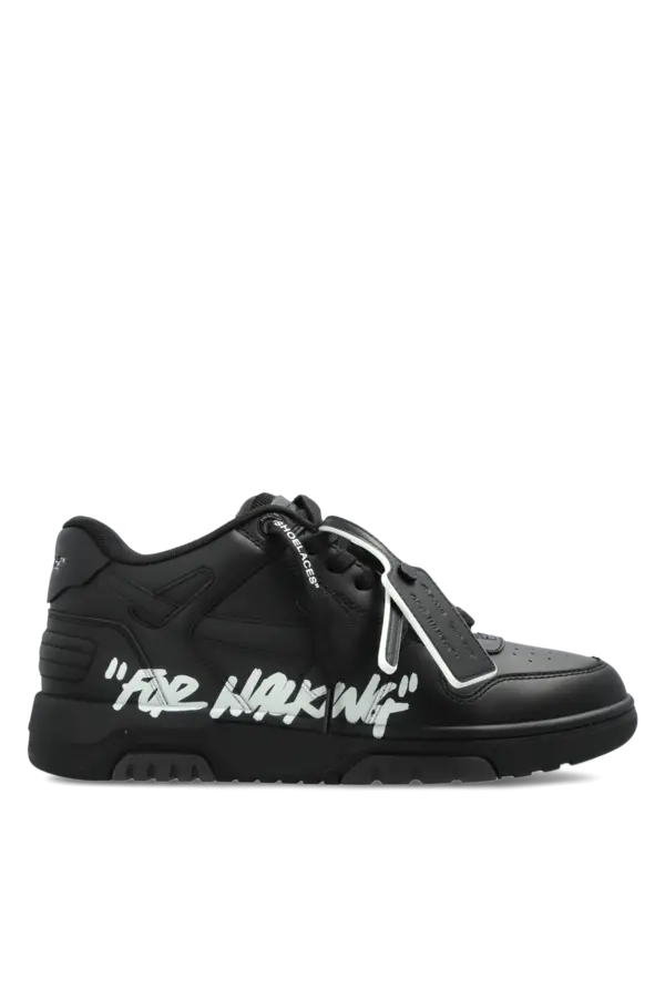 Off-White Out Of Office For Walkin’ Low Top Sneakers - Black