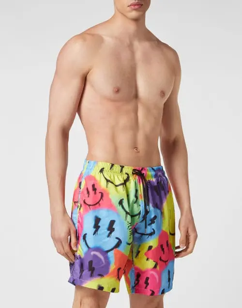 Philipp Plein Swim-trunks Smile