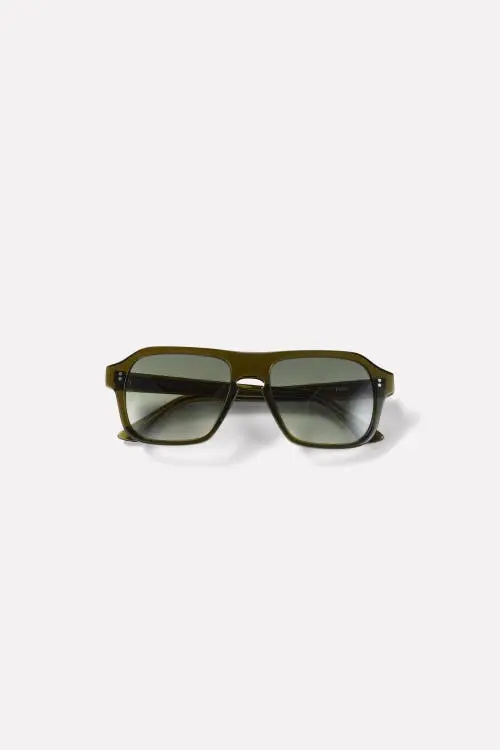 EPOKHE Pano Sunglasses - Army Green/green Gradient