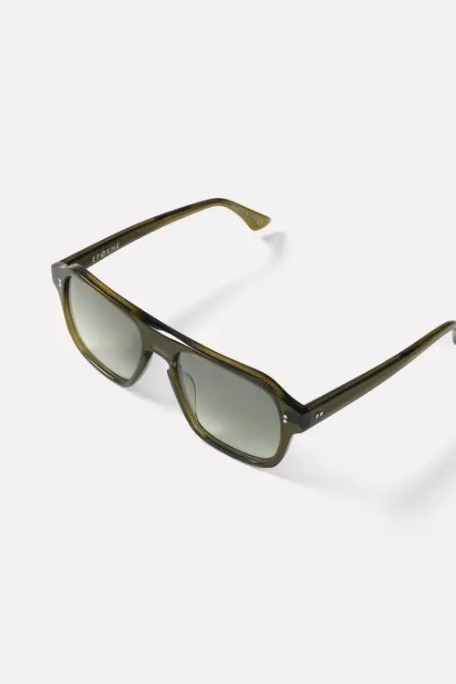 EPOKHE Pano Sunglasses - Army Green/green Gradient