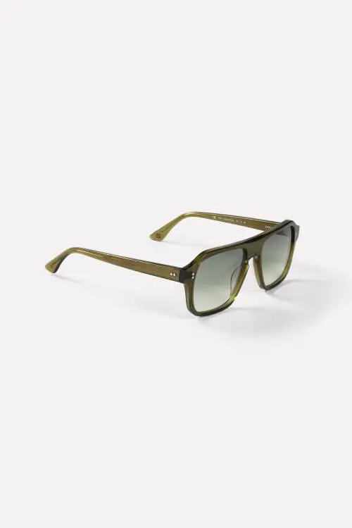 EPOKHE Pano Sunglasses - Army Green/green Gradient