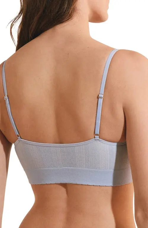 ETAM Daily Seamless Ribbed Bralette - Bleu