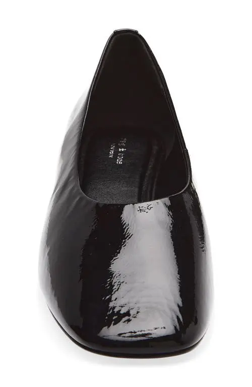 Rag & Bone Poppi Heeled Ballet Leather Pump