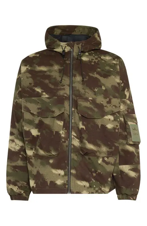 Adidas Camo Hooded Utility Jacket